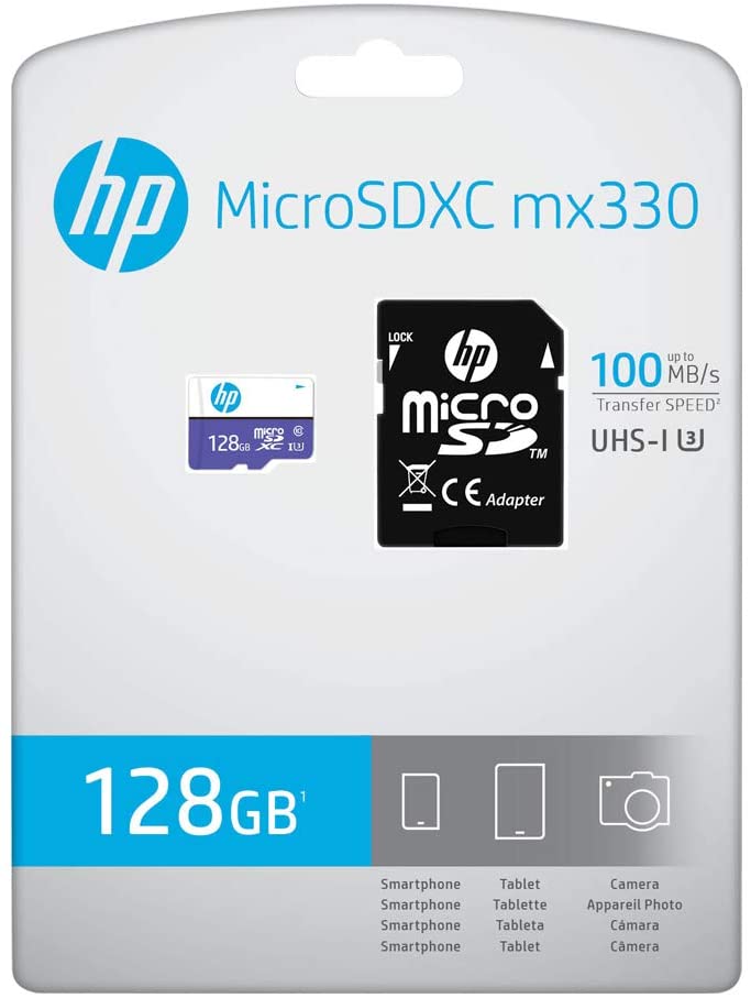 MEMORIA MICRO SD HP 128GB MX330 CLASE 10 U3 C/ ADAPTADOR (204097 ...