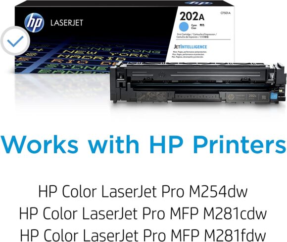 T?NER HP 202A CYAN (M254/ MFP M280/ M281) (CF501A) - PCMATPLUS.com